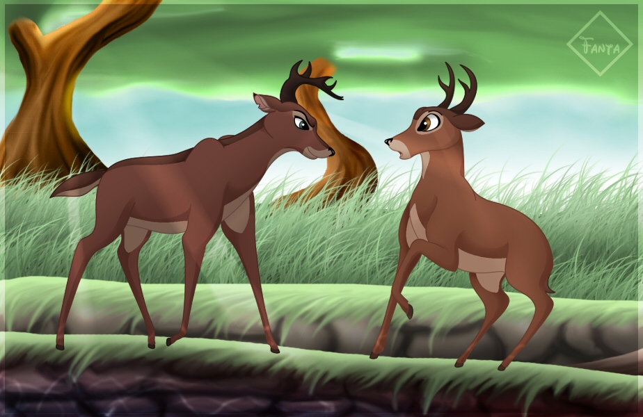 Ronno And Bambi By Fantasia Fanart Central